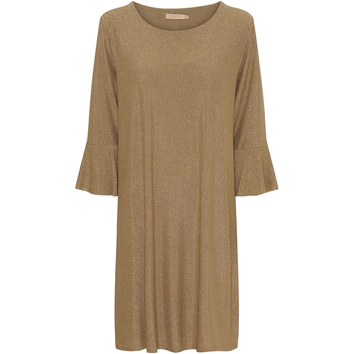 Marta du château, juhlava kullanvärinen leninki, Tina Gold – Bombus