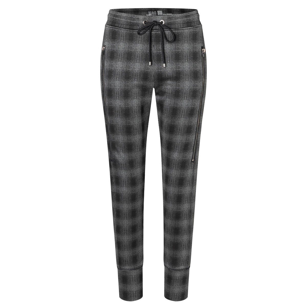 Mac, naisten ruudulliset housut, Future Pants Checks – Bombus