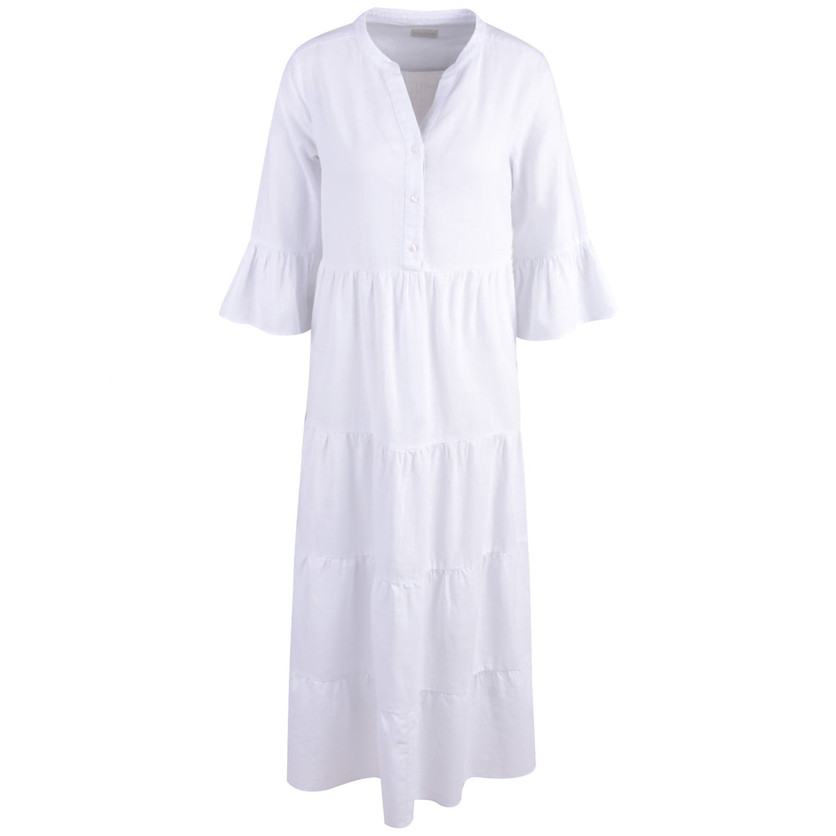 Milano, valkoinen pitkä leninki, Lizzy White – Bombus