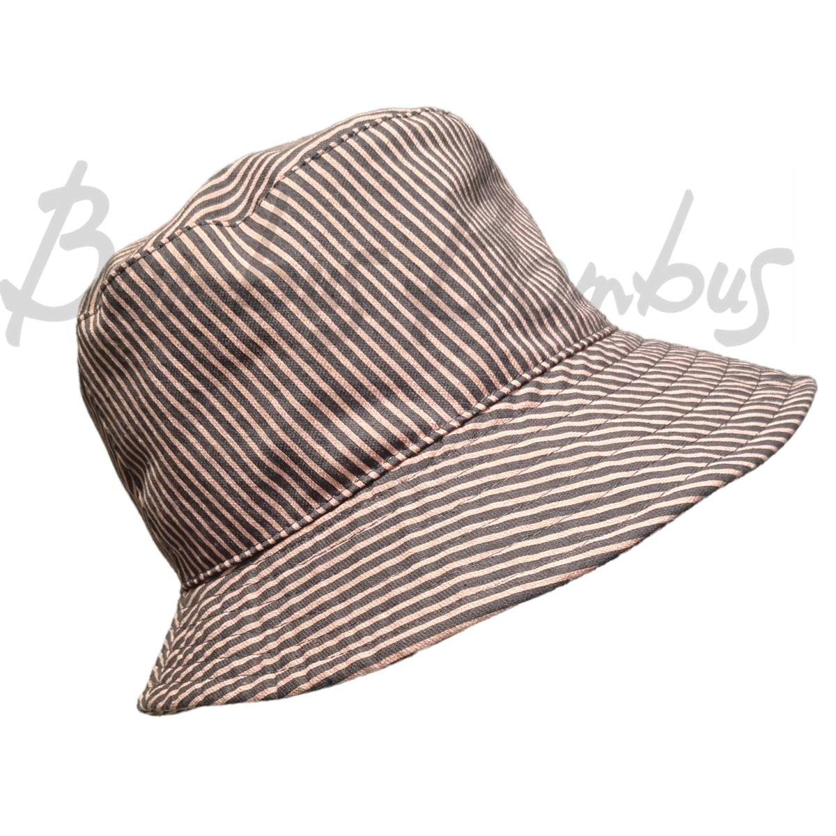 Kati Niemi raidallinen lierihattu, Alma Stripes Pink – Bombus